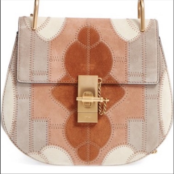Chloe | Bags | Chloe Drew Suede Patchwork Bag | Poshmark